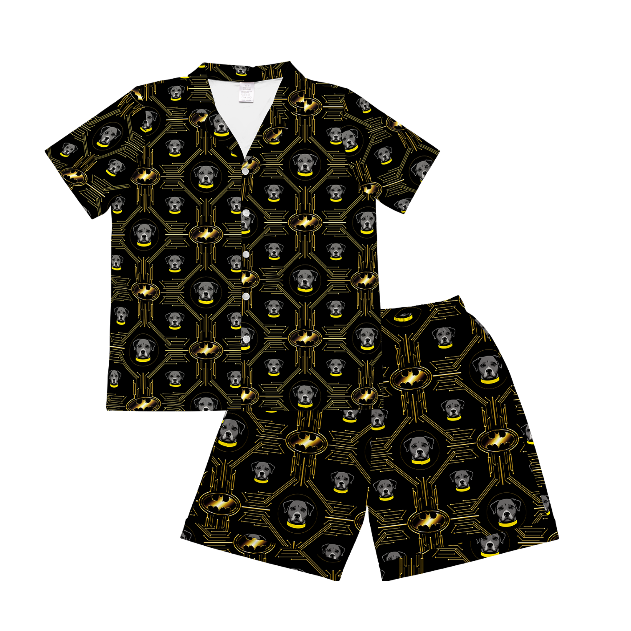 Kids Batman Pajamas with Your Pet's Face - Cuddle Clones